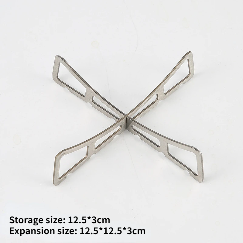 Outdoor-Portable-Mini-Stove-Rack-Titanium-Cross-Stand-Camping-Stove ...
