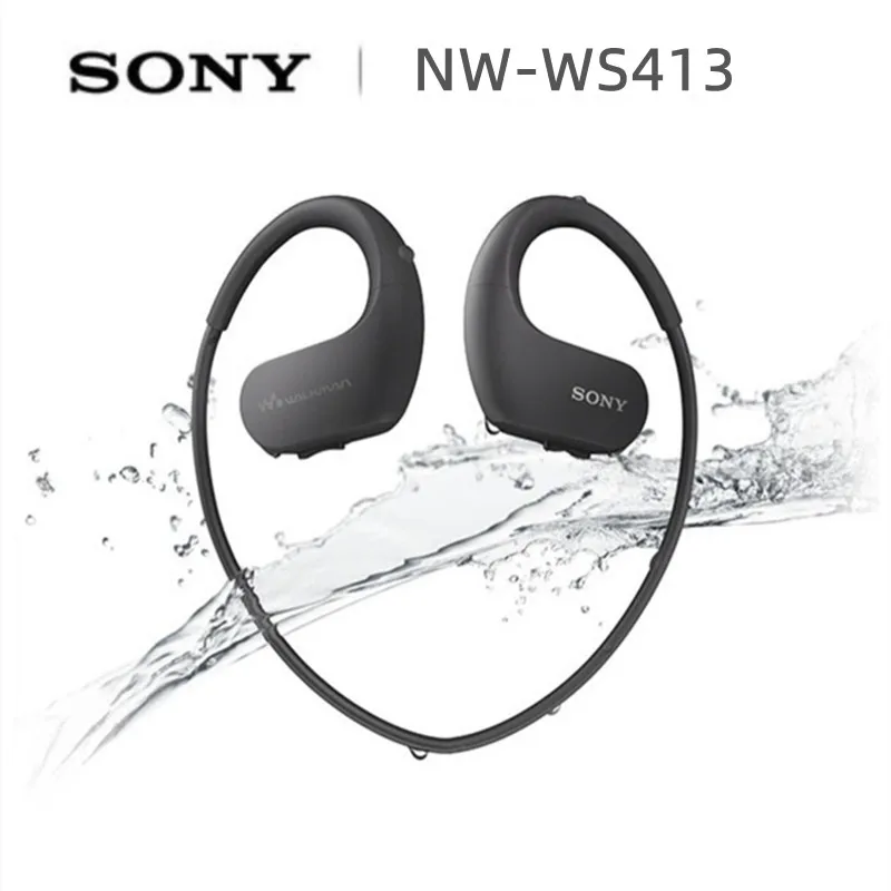 Sony NW WS413 walkman sem fio mp3 player 4gb esportes wearable mp3 fone ...