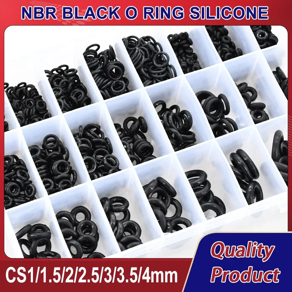 CS1-4-NBR-Black-O-Ring-Silicone-Plumbing-Rubber-Gaskets-Seal-O-Rings ...