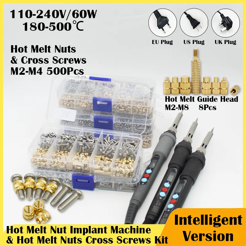 Hot-Melt-Nut-Implant-Machine-Heat-Set-Insert-Soldering-Iron-Tip-Copper ...
