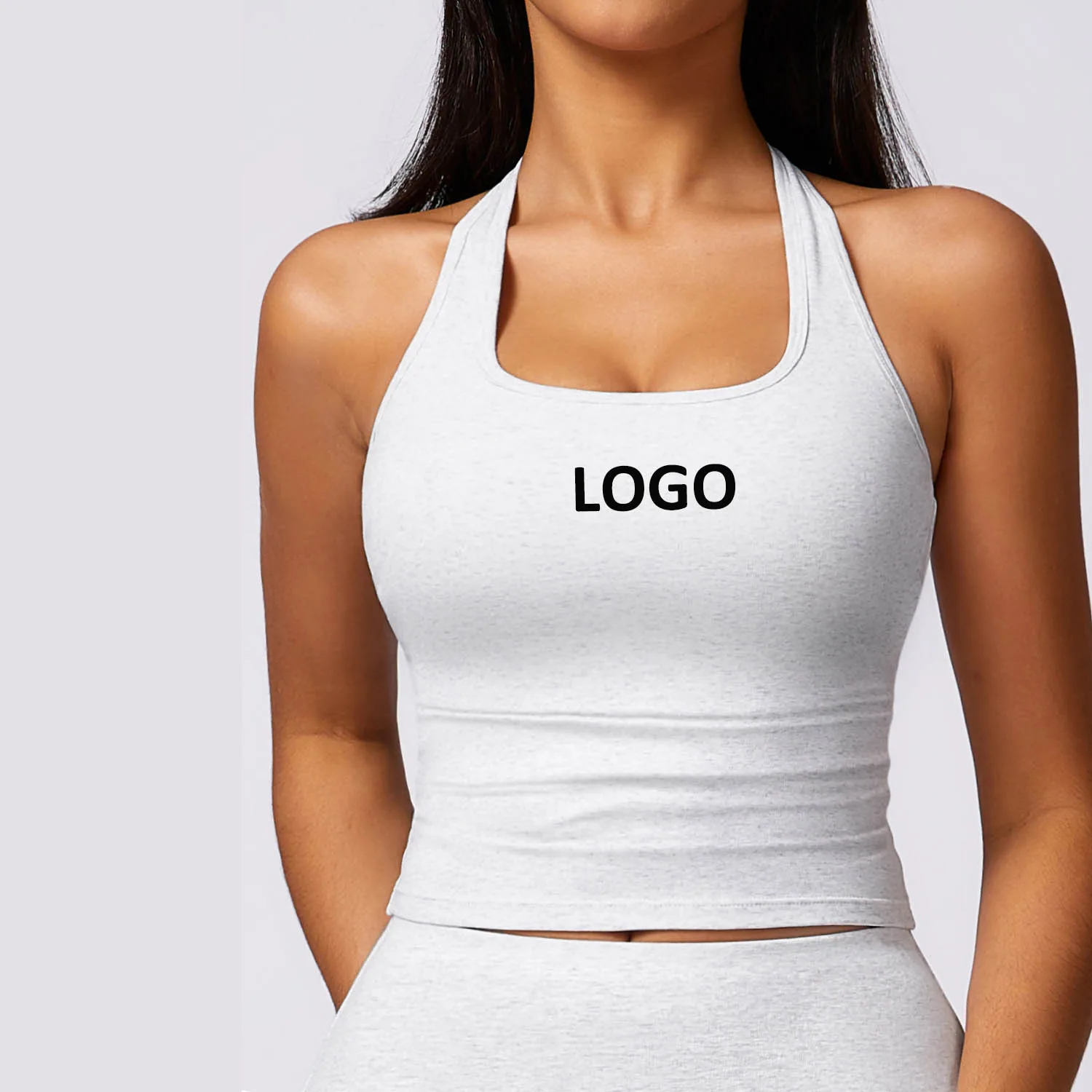Custom-Logo-Vrouwen-Nek-Opknoping-Met-Borst-Pad-Schokabsorberende ...