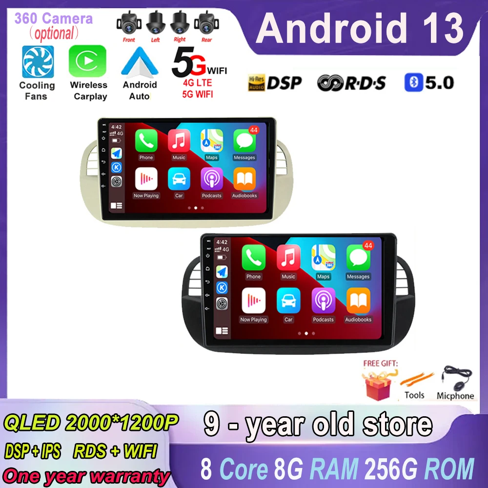 9-Android-13-Auto-Carplay-Car-Radio-Multimedia-Video-Player-Stereo ...