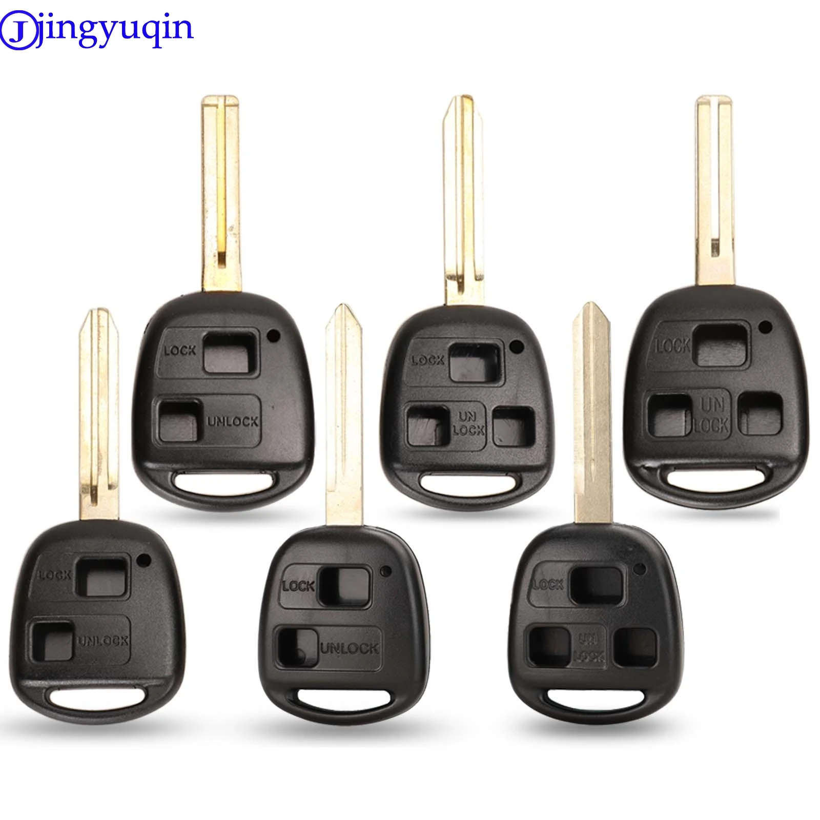 Jingyuqin Remote 2/3 B Key Case Cover Shell For Lexus Rx300 Es300 Ls400 ...