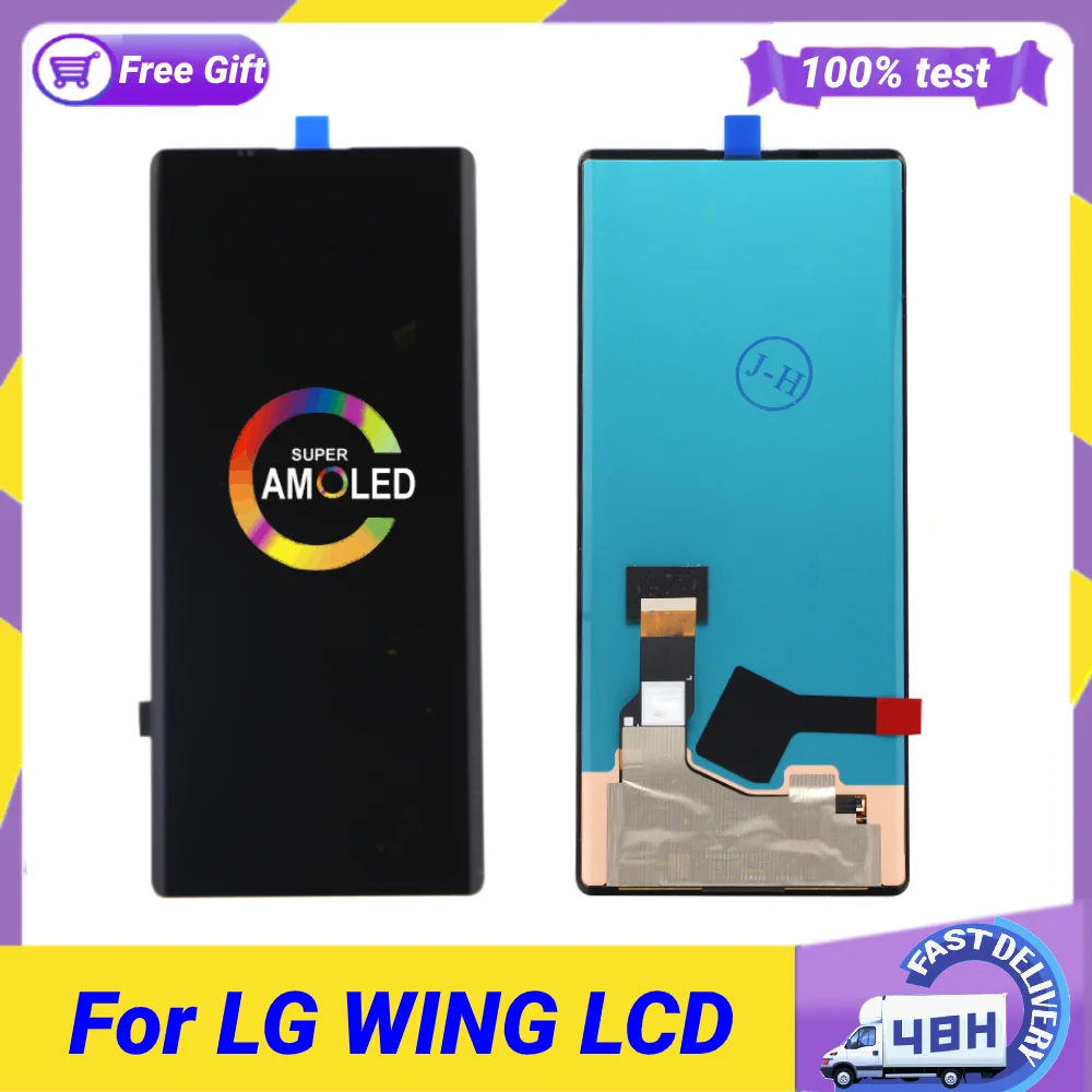 Original Super AMOLED For LG Wing 5G LCD Display Touch Screen Digitizer ...