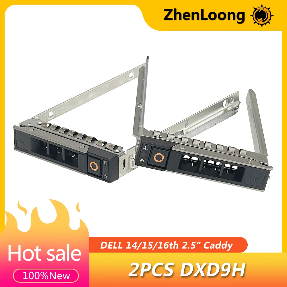 2PCS ZhenLoong 2.5" DXD9H Hard Drive Tray For Dell Gen14/15/16 R760 ...