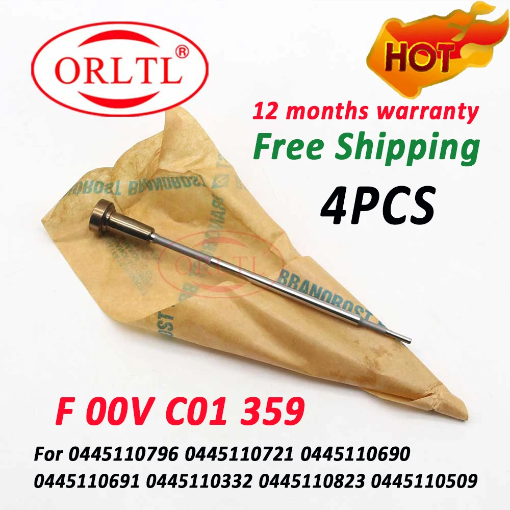 4-PCS-Diesel-Injector-Valve-F00VC01359-Fuel-Valve-F-00V-C01-359-For ...