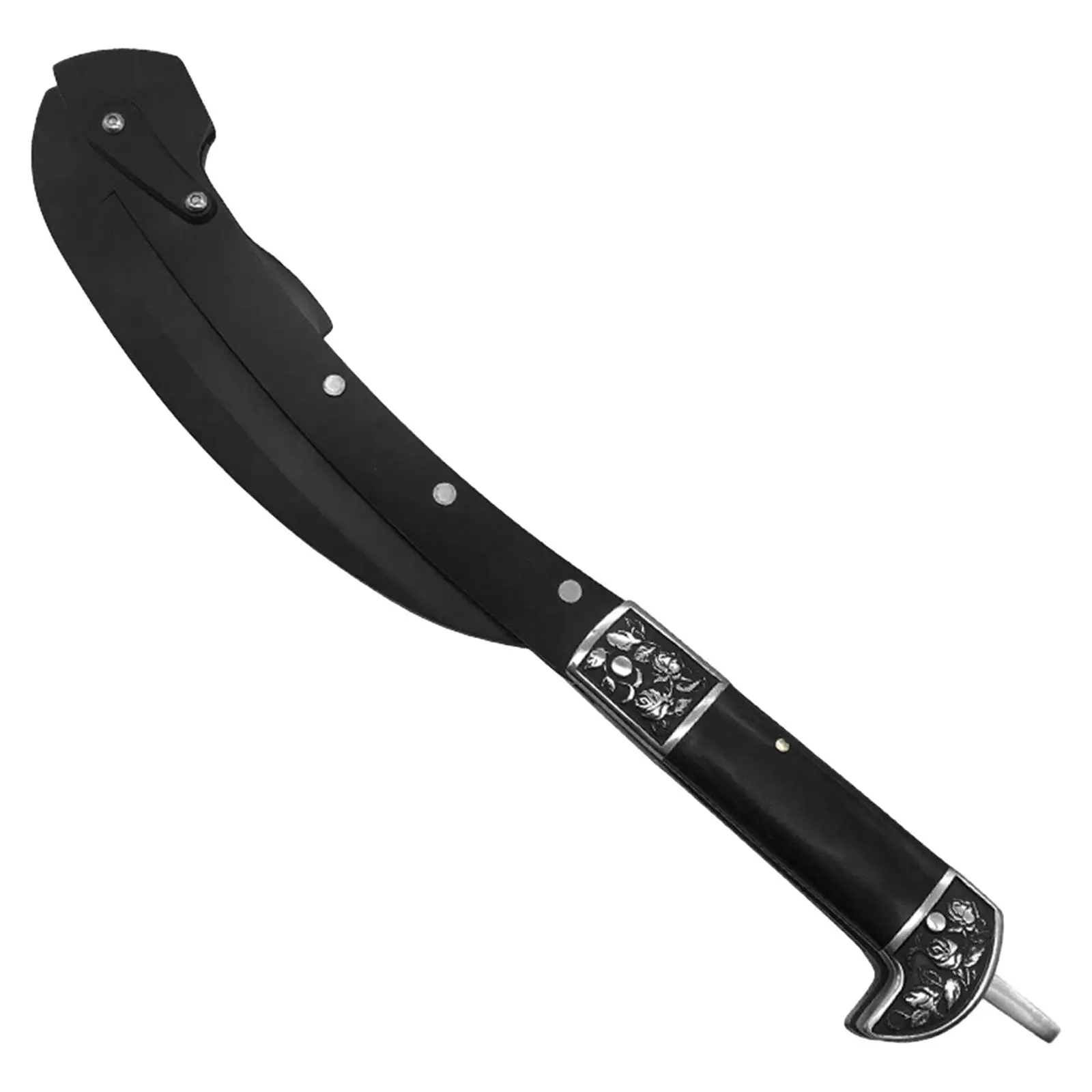 Black-Sharp-Folding-Sickle-Scythe-with-Sheath-Brush-Cutter-for ...