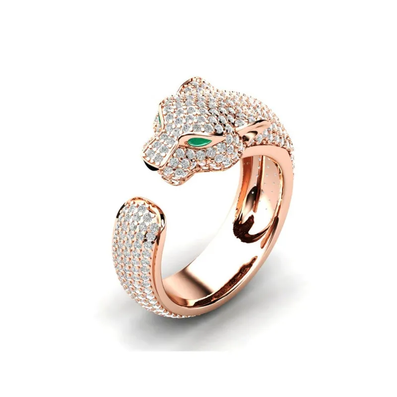 Fashion-Crystal-Full-Inlaid-Jaguar-Ring-Open-Personality-Men-and-Women ...