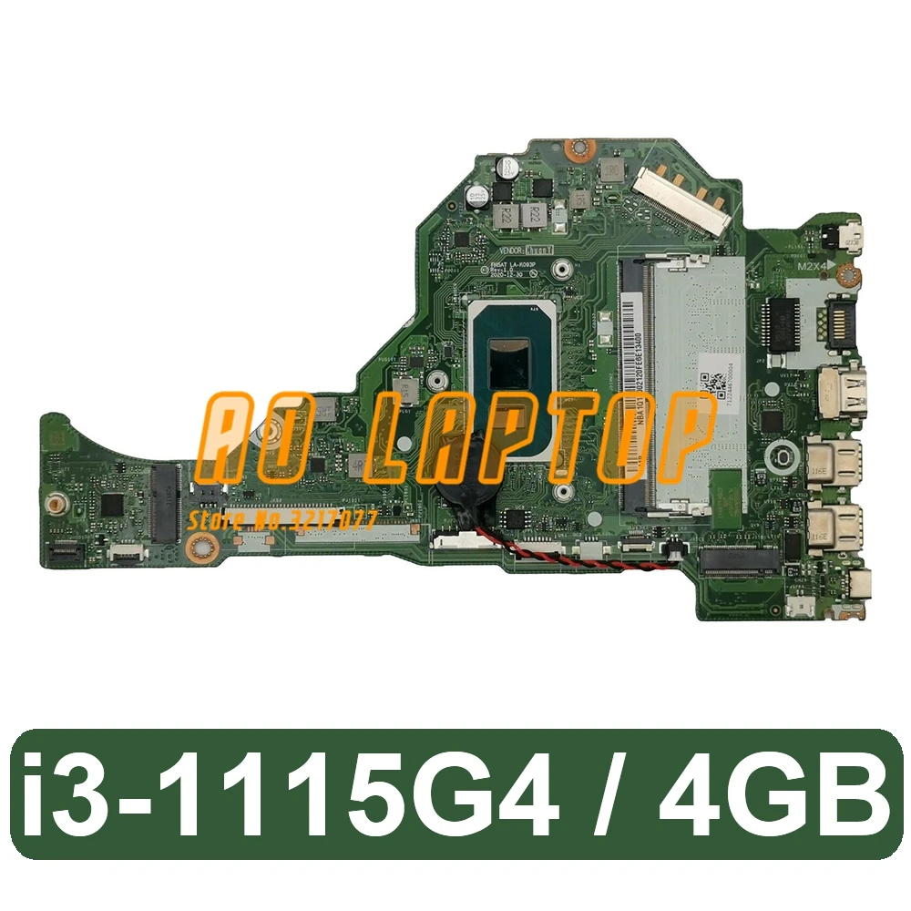 Placa base para portátil Acer Aspire 5 A515 56, placa base de 15,6 pulgadas, Intel Core i3 ...