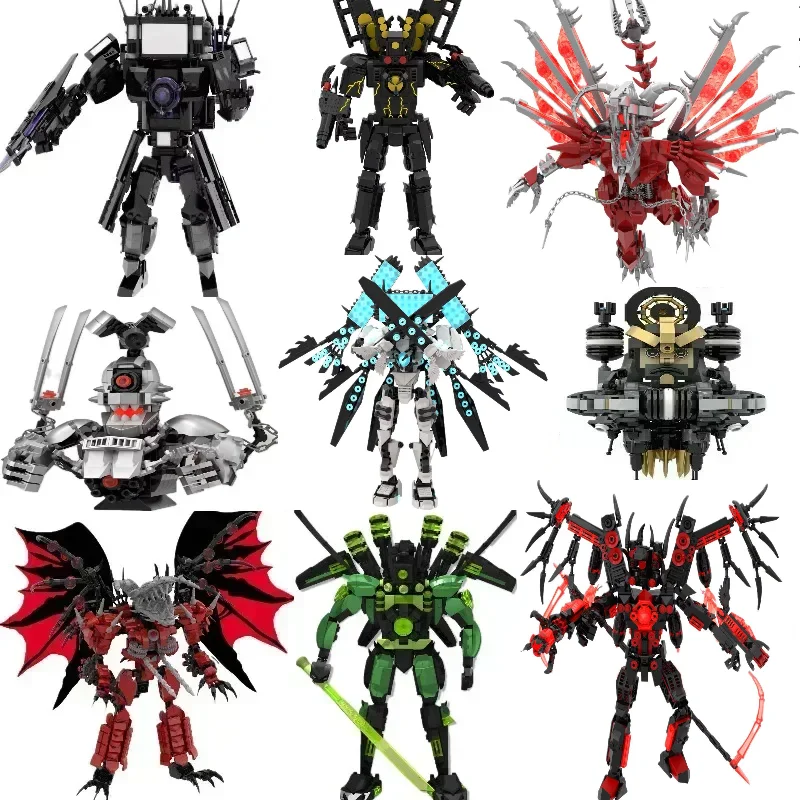 Titan-Clock-Man-Blocks-Set-Titan-Tv-Man-Building-Blocks-Titans-Siren ...