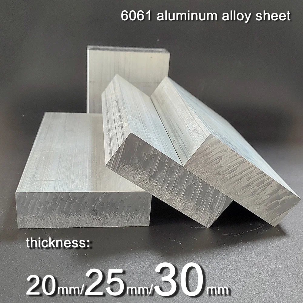 Thickness-20-25-30mm-Width-40-50-60-80-100mm-6061-Aluminum-Alloy-Flat ...