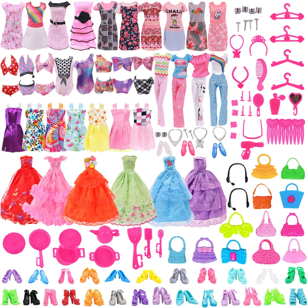 67-P-s-set-Barbies-Boneca-Roupas-Artesanais-Boneca-Outfit-Sapatos-Sacos ...
