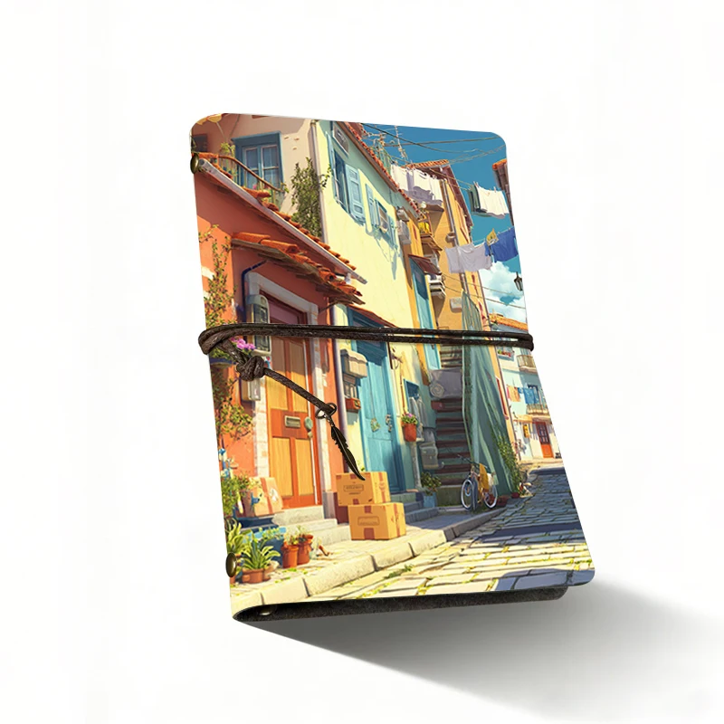 Premium Minimal A6 Journal, 80 Sheets Smooth Writing Paper, Tethered ...