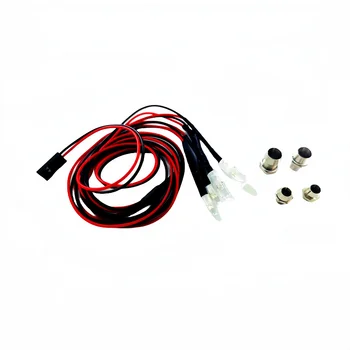 RC model car lights, 2 lights, 4 lights, 6 lights, 8 lights, red and ...