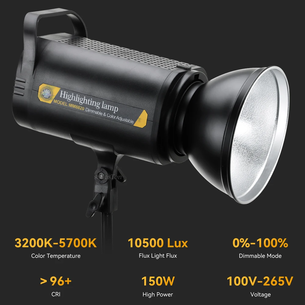 LED-Video-Photography-Lights-Studio-Portrait-Lamp-100W-6500K-13000LM ...