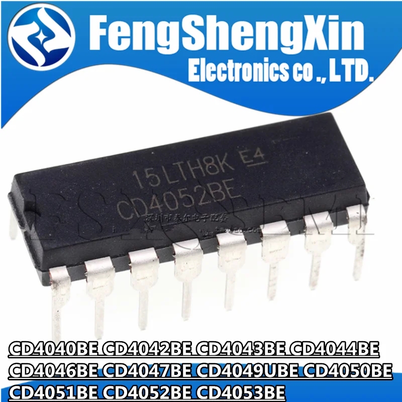 Lote de 10 Chips DIP CD4040BE CD4042BE CD4043BE CD4044BE CD4046BE ...