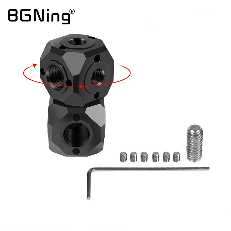 1/4" 3/8" Screw Hole Bracket Magic Cubic Mount Adapter for Gopro Action ...