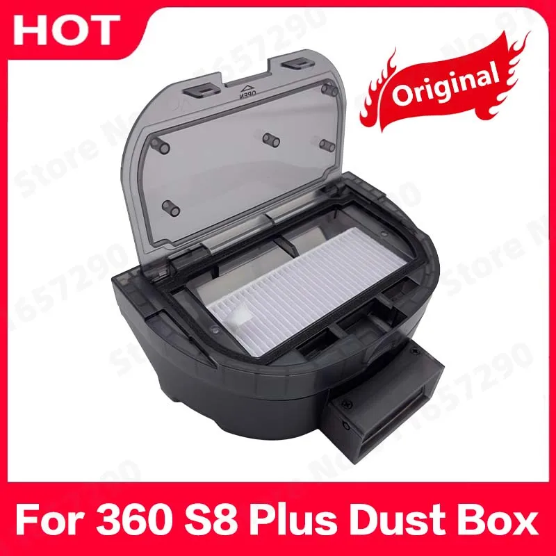 Dust-Box-For-360-S8-Plus-Sweeping-Robot-Vacuum-Cleaner-Filter-Dust-Bin ...
