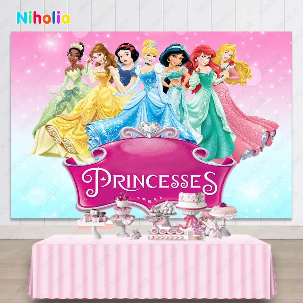 Pink Disney Princess Background