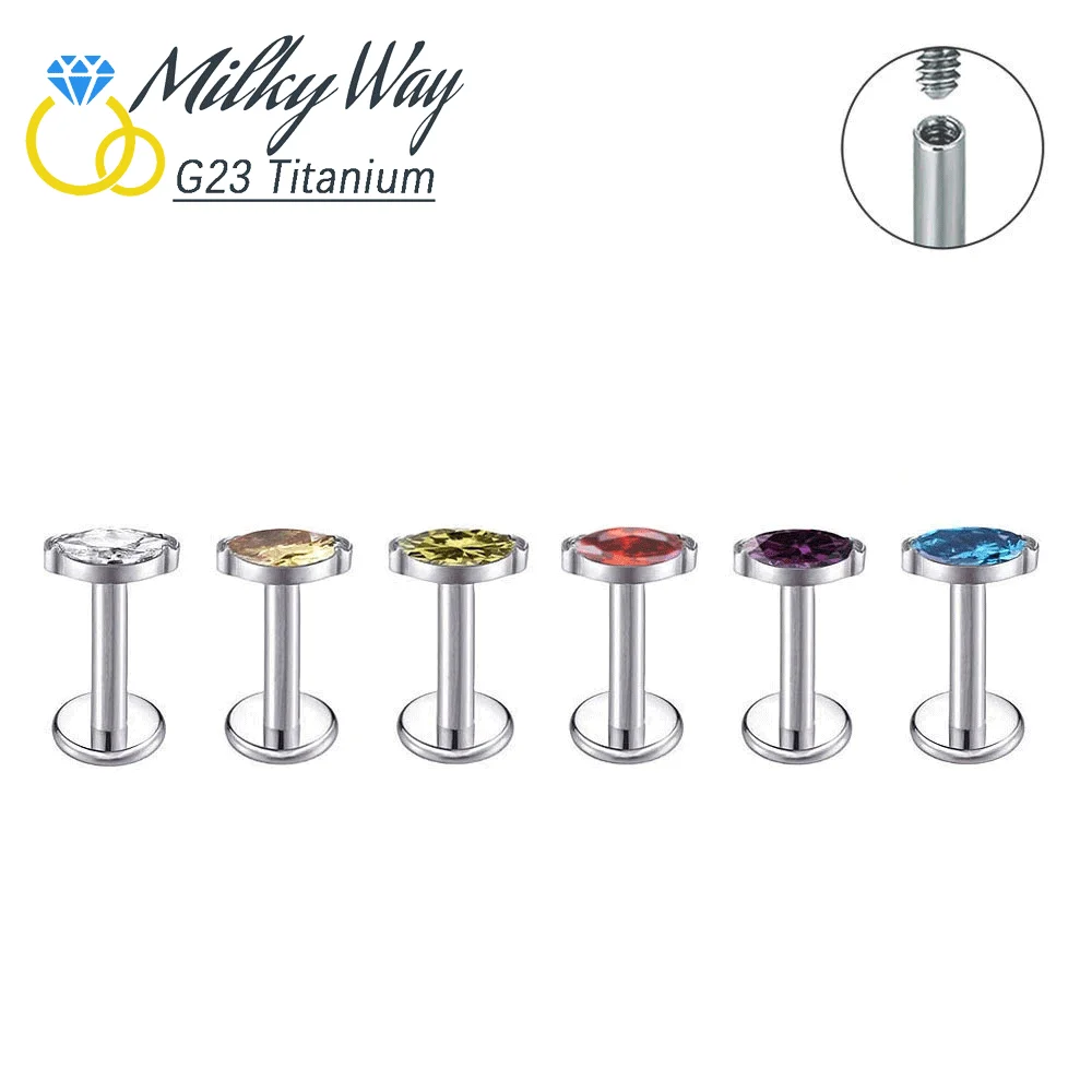 Classical-ASTM-F136-Titanium-Nose-Stud-Sexy-Labret-Nose-Ring-Body-Lip ...