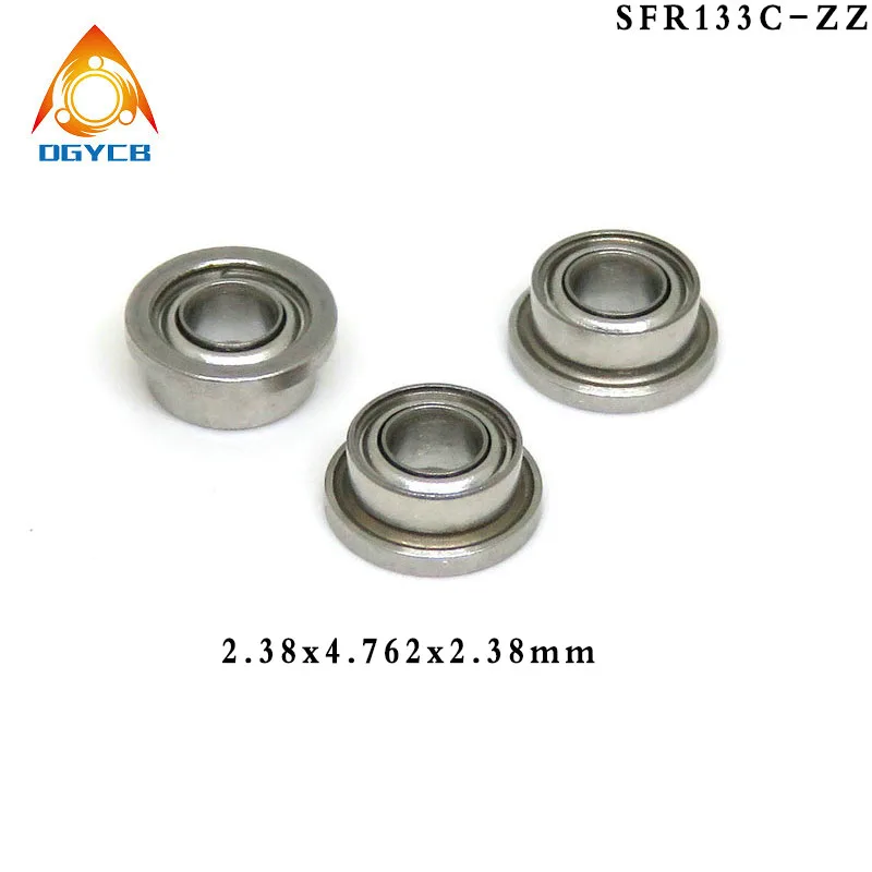 10pcs-SFR133-ZZ-2-38x4-762x2-38-mm-ABEC7-Stainless-Flange-Hybrid ...