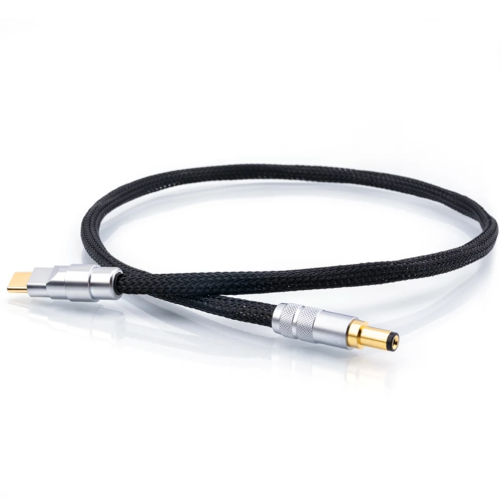 Silver Plated OCC High-fidelity Hifi DC Power Cable USB Type C To 5.5mm ...