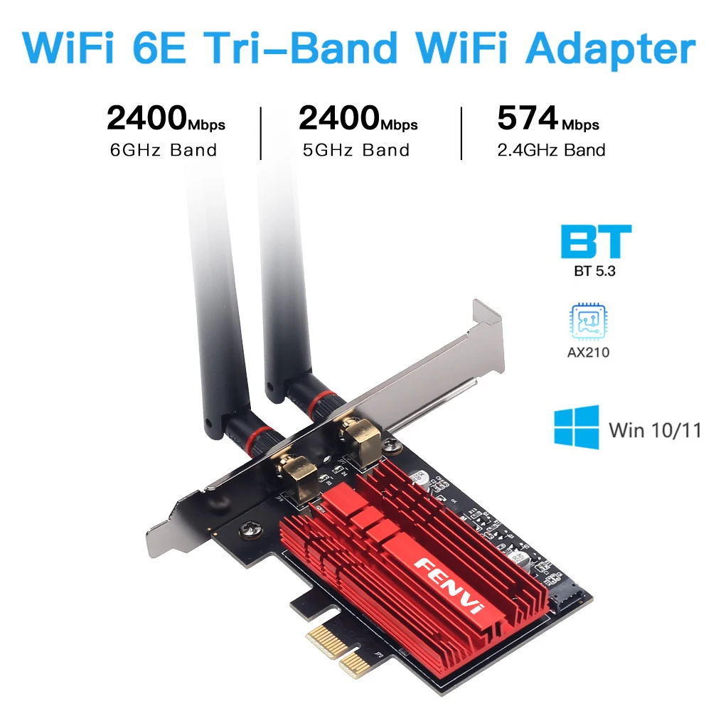 Adaptador-WiFi-sem-fio-Intel-AX210-para-desktop-e-laptop-5374Mbps-PCIE ...
