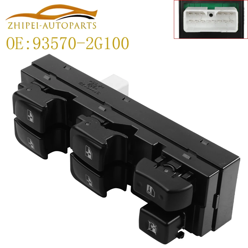 93570-2G100-Electric-Power-Window-Switch-Car-641-50876-935702G100-For ...