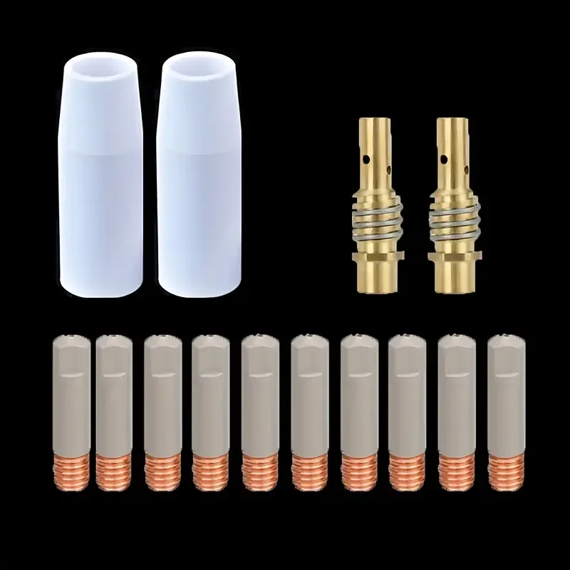14pcs 15Ak MB15ak Mig Coated Anti-Spill Welding Nozzle European Airless ...