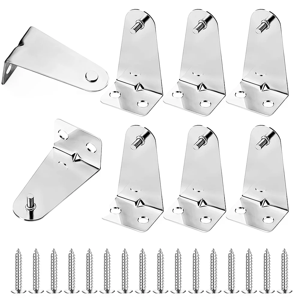 Support métallique pour stores horizontaux, 8 pièces, pour fenêtre ...
