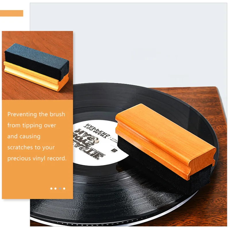Vinyl-Record-Brush-For-Cleaning-Brushes-Velvet-Duster-Turntable-Sponge ...
