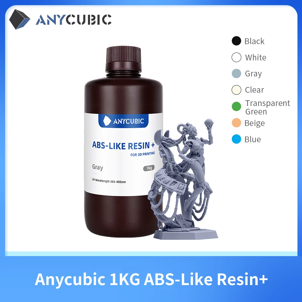 ANYCUBIC Upgraded ABS-Like 3D Printer Resin Hardness and Toughness ...