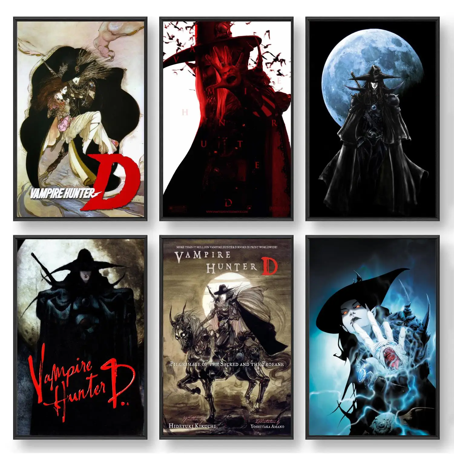 vampire-hunter-d-Poster-Decorative-Painting-Canvas-Poster-Wall-Art ...