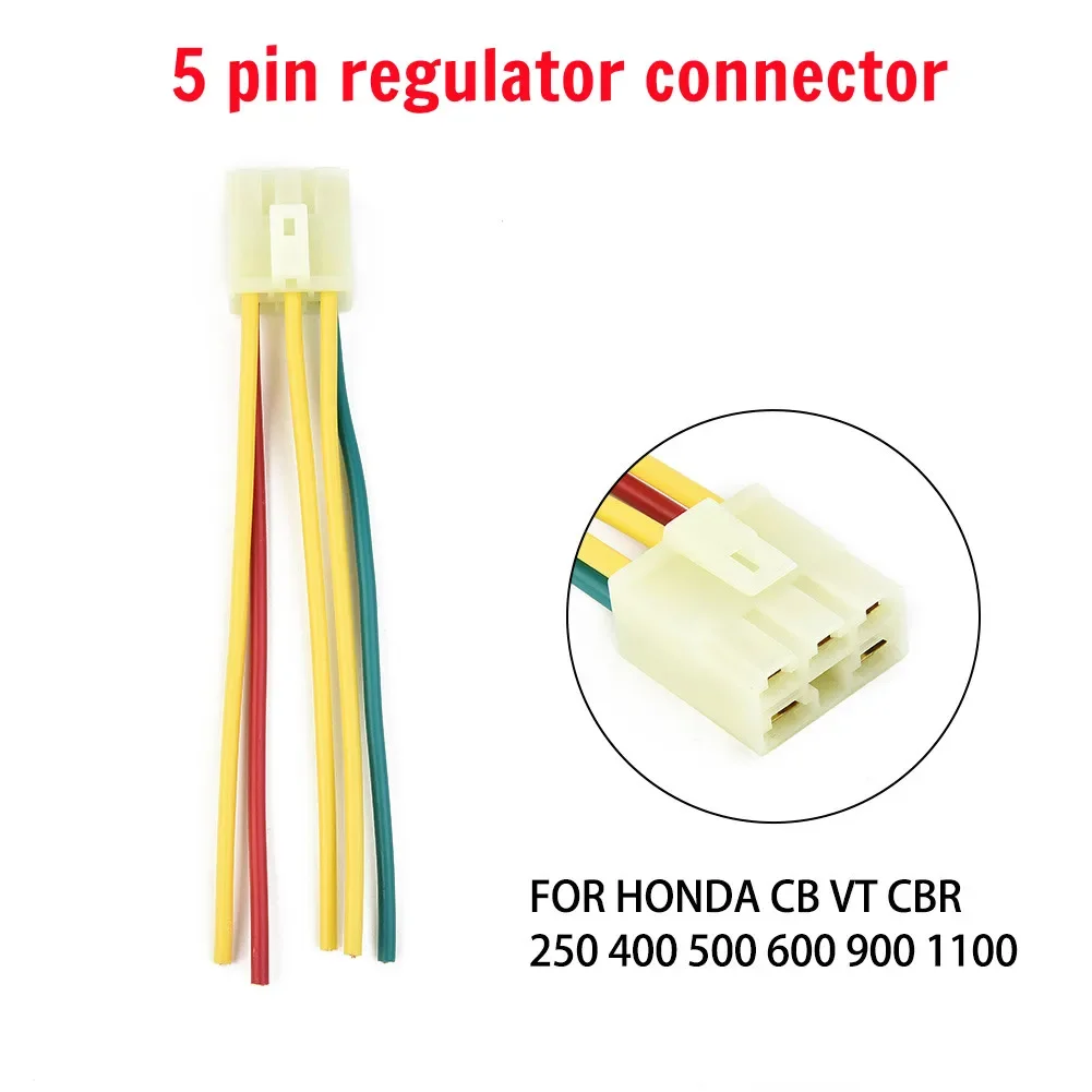 CBR Motorcycles +5 Way Male Plug Connector Compatible Motorcycle ...