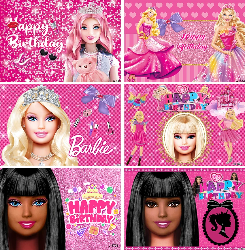 Barbie Background Pink