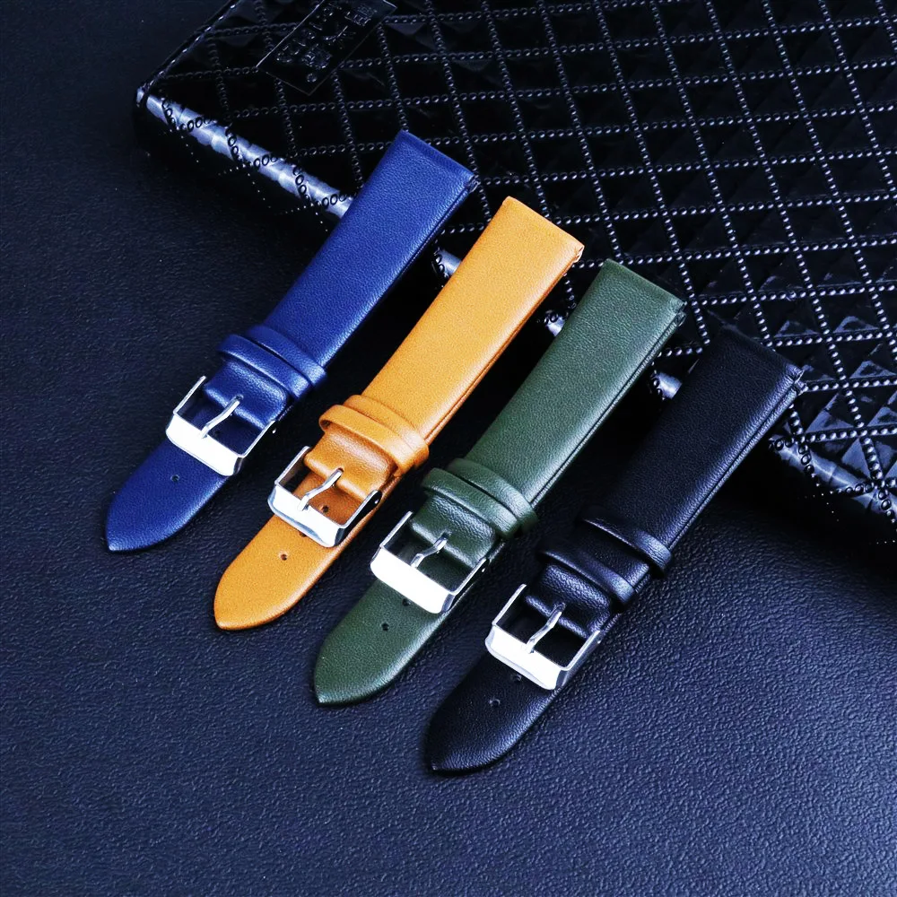 Ultra-Soft-Leather-Watch-Band-for-Men-and-Women-Universal-Plain-Grain ...