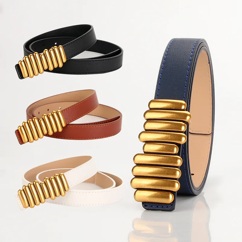 105cm Fashion Women Corset Belt Loops High Quality Leather Elastic ...