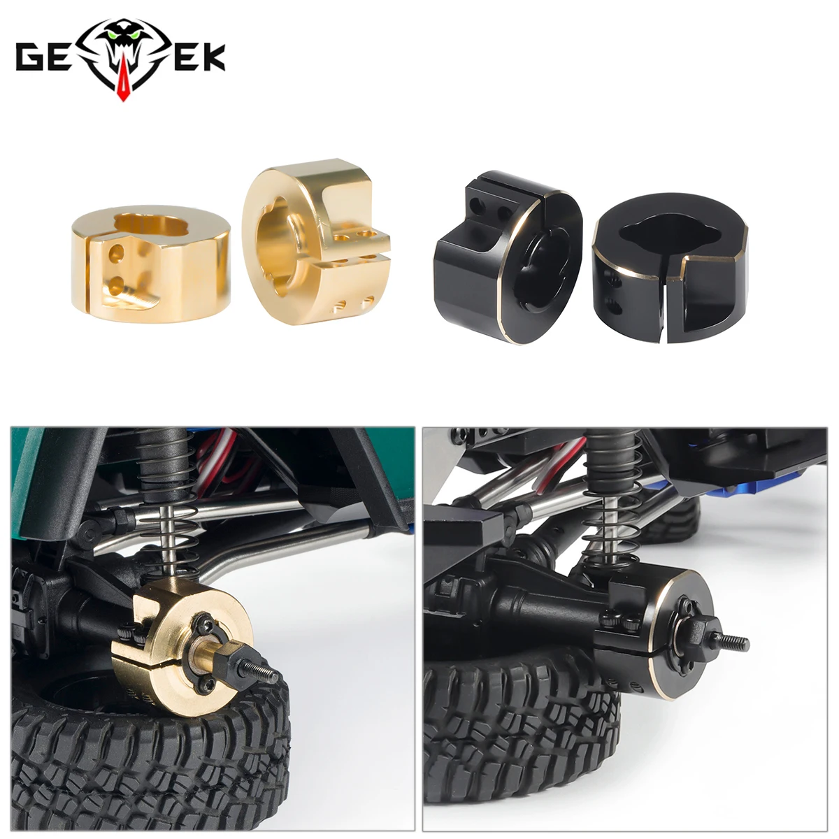 47g/Set TRX4M Rear Axle Weights Black Brass Counterweight for 1/18 RC Car Crawler TRX4-M Bronco ...