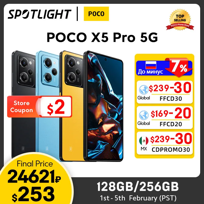 World-Premiere-POCO-X5-Pro-5G-Global-Version-128GB-256GB-Snapdragon ...