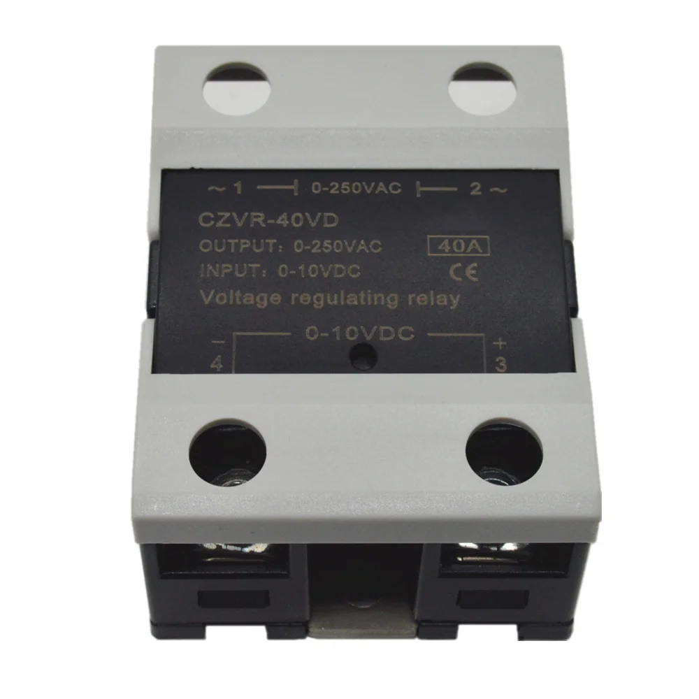Single Phase 0 10V Solid State Voltage Regulator 25A 40A 60A 80A 100A ...