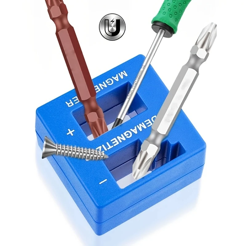 1Pcs Blue Precision Magnetizer And Demagnetizer, 2 In 1 Quick ...