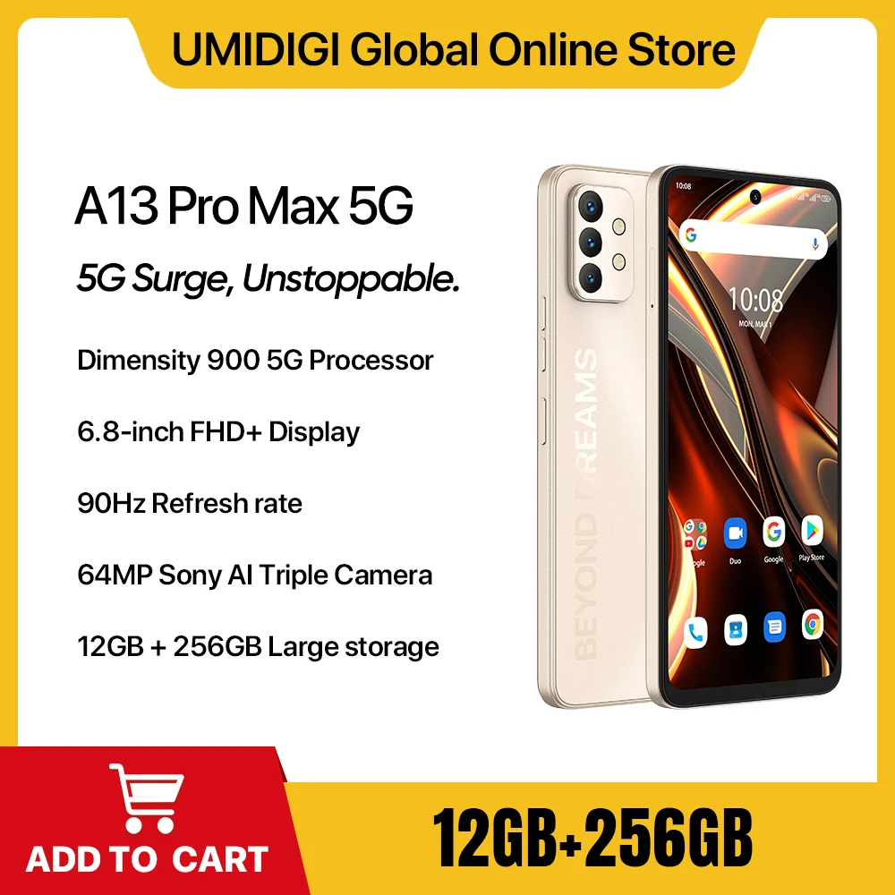 UMIDIGI-A13-Pro-Max-5G-Smartphone-12GB-256GB-Dimensity-900-Processor-6 ...