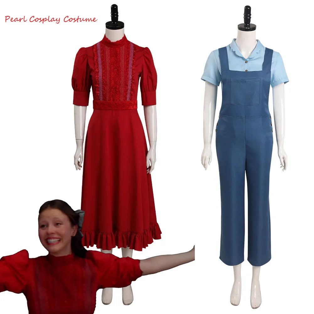 2022 Movie Pearl Cosplay Costume Dress Outfits Halloween Carnival Suit ...