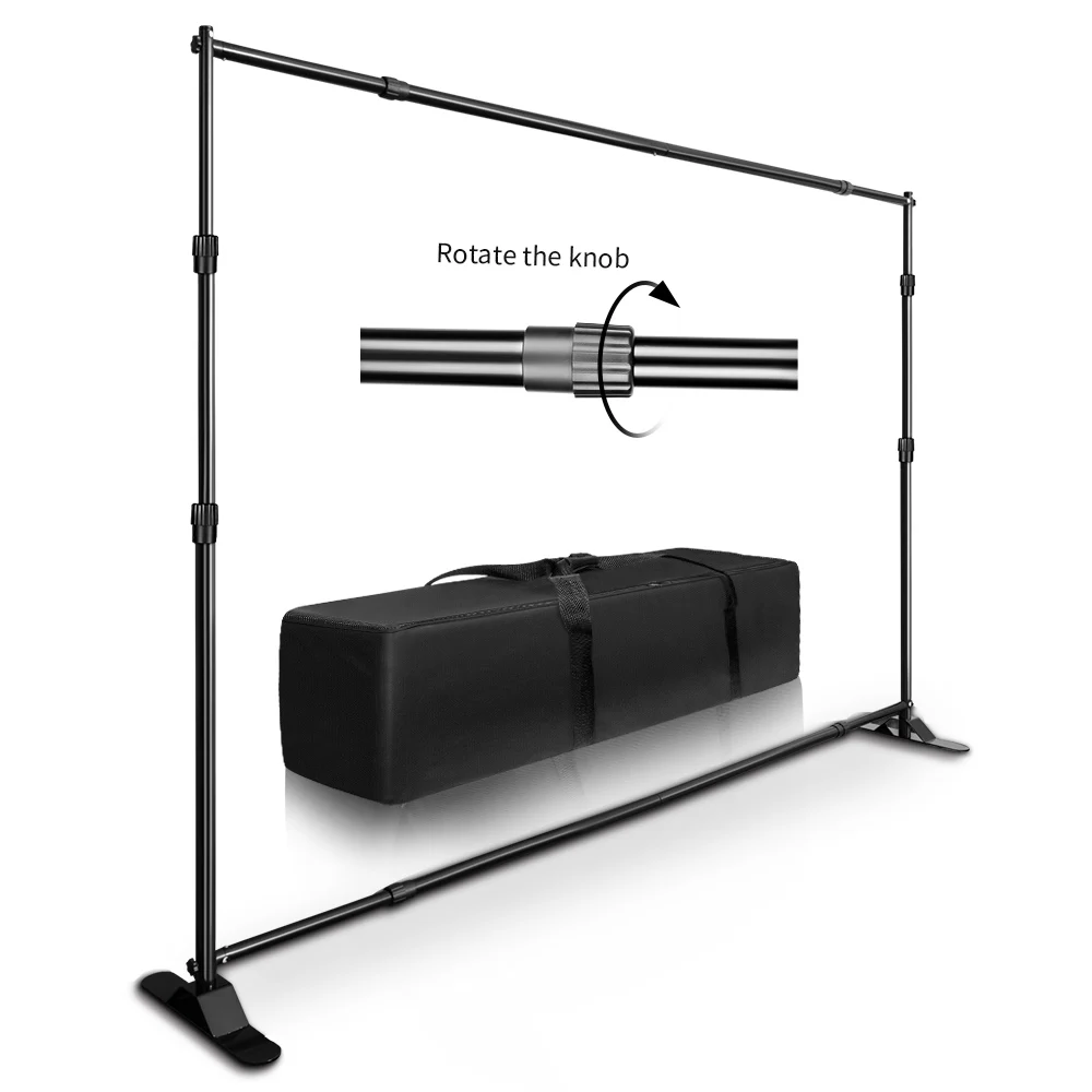 SHAluminum Backdrop Background Stand Frame Support System Muslin Green ...