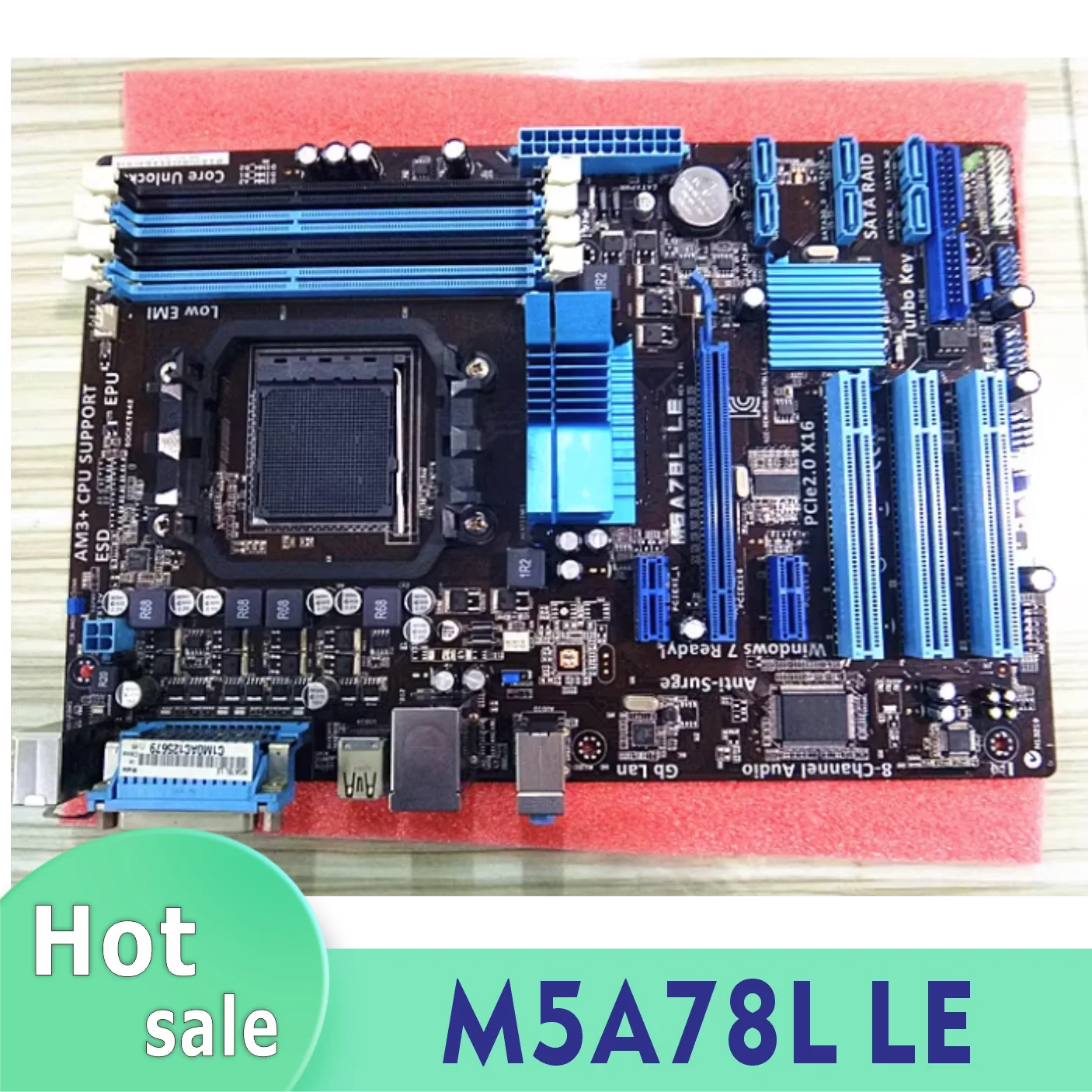 M5A78L-LE-motherboard-slot-AM3-DDR3-16G-for-760G-970M-FX-original ...