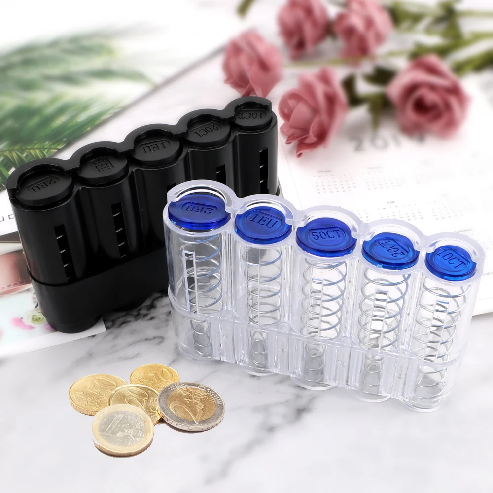 Euro-Coin-Dispenser-Storage-Box-Home-Decor-Coin-Holder-Case-Money-Boxes ...