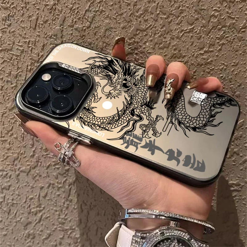 Chinoiserie-Loong-Flower-Dragon-Phone-Case-para-Xiaomi-Redmi-Note-13-12 ...