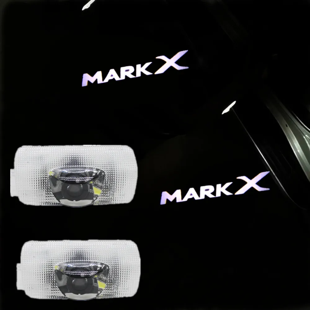 JURUS-2Pcs-Led-Car-Door-Logo-Laser-Projector-Light-For-Mark-X-Logo-Reiz ...