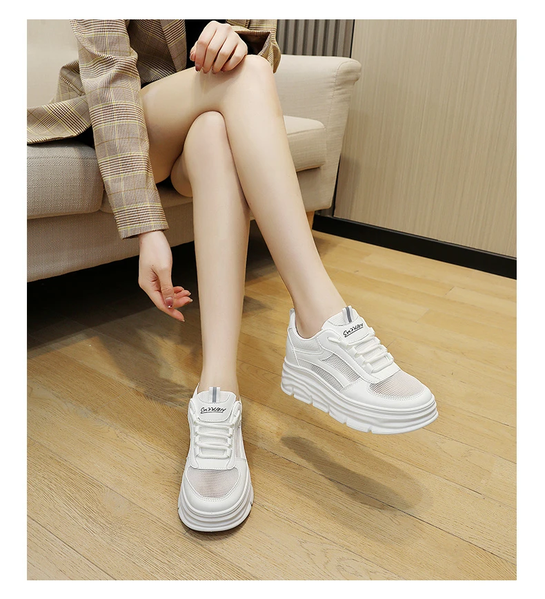 WF070 2024 Spring Autumn Women's Flat Running Shoes Casual Flats - Go ...