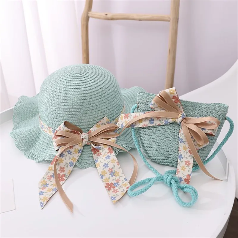 straw-hat-for-kids-summer-girls-beach-hat-children-s-sun-hat-girls ...